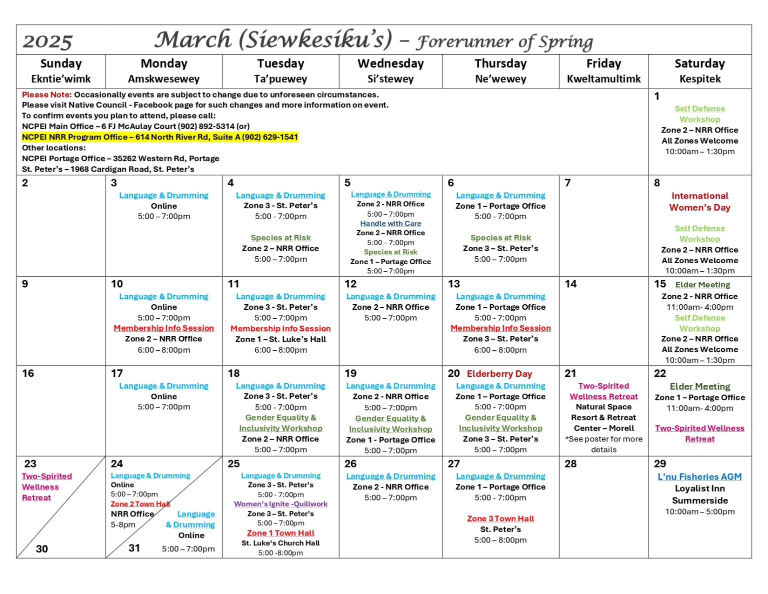 Native Council of Prince Edward Island | Indigenous People | PEI Epekwitk
