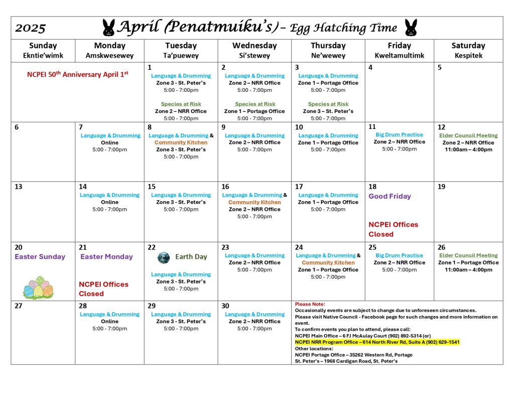 Native Council of Prince Edward Island | Indigenous People | PEI Epekwitk