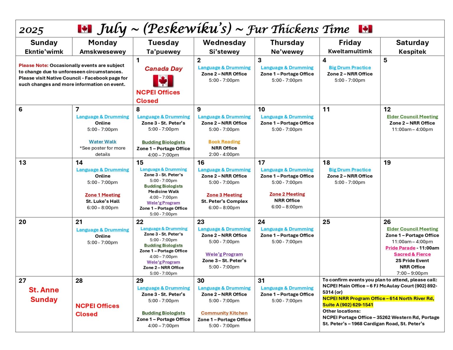 Native Council of Prince Edward Island | Indigenous People | PEI Epekwitk