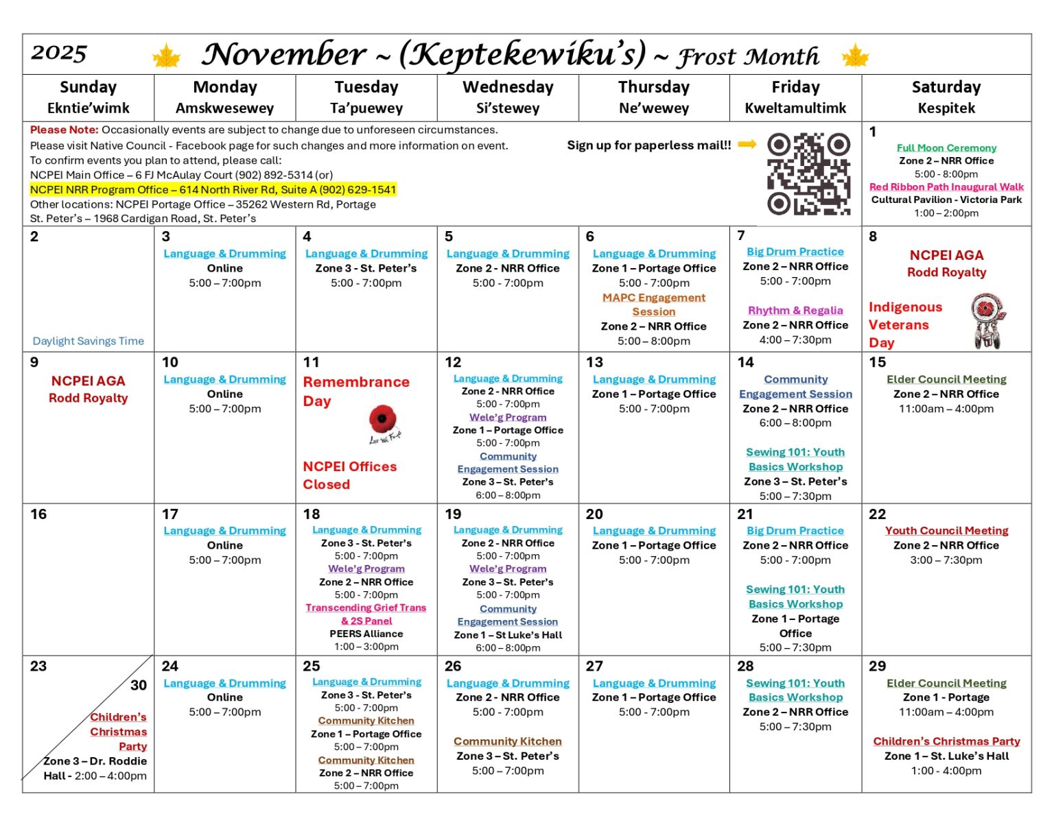 Native Council of Prince Edward Island | Indigenous People | PEI Epekwitk